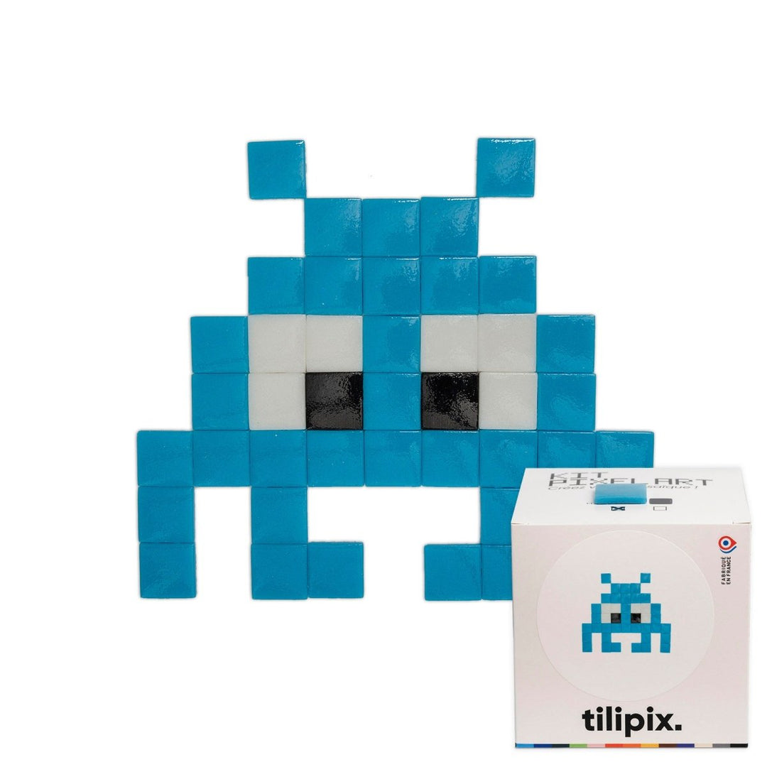 Pixel Art Foot France • Modèle gratuit à imprimer – Tilipix